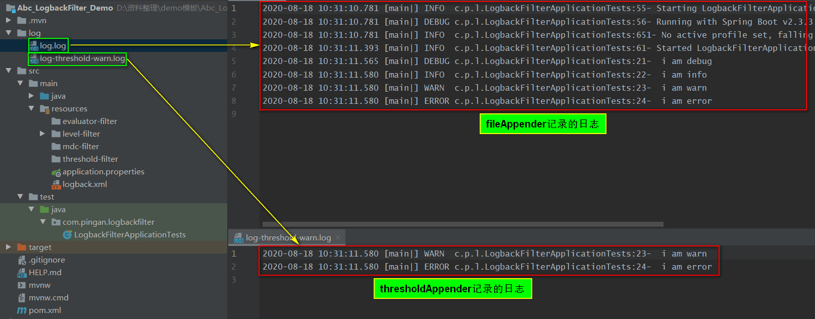 logback使用filter过滤日志_logback filter-CSDN博客
