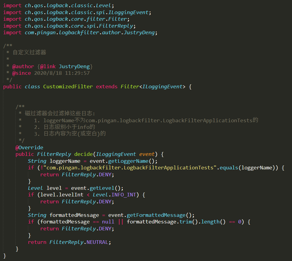 logback使用filter过滤日志_logback filter-CSDN博客