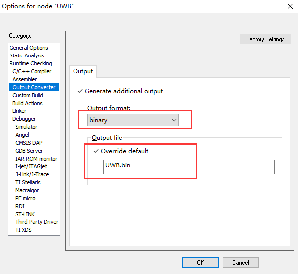 IAR生成bin文件的方法及bin文件的位置_iar生成bin文件在哪里-CSDN博客