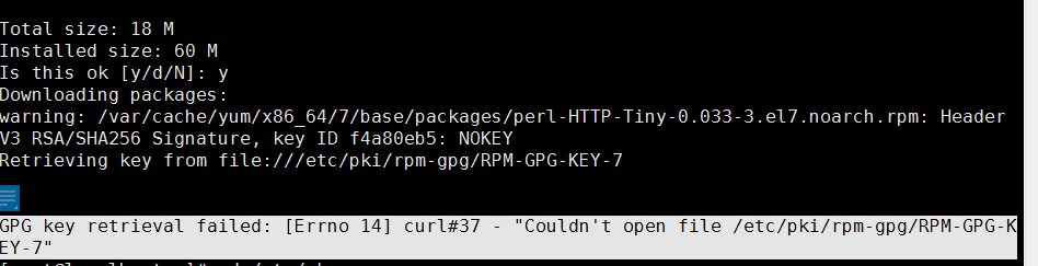 centos7 - “Couldn‘t open file /etc/pki/rpm-gpg/RPM-GPG-KEY-7“_rpm-gpg-key-centos-7-CSDN博客