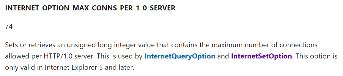 C++网络编程：WinINet踩坑记——怎么只有两个线程在工作，其他都超时了？_c++ internetsetoption-CSDN博客