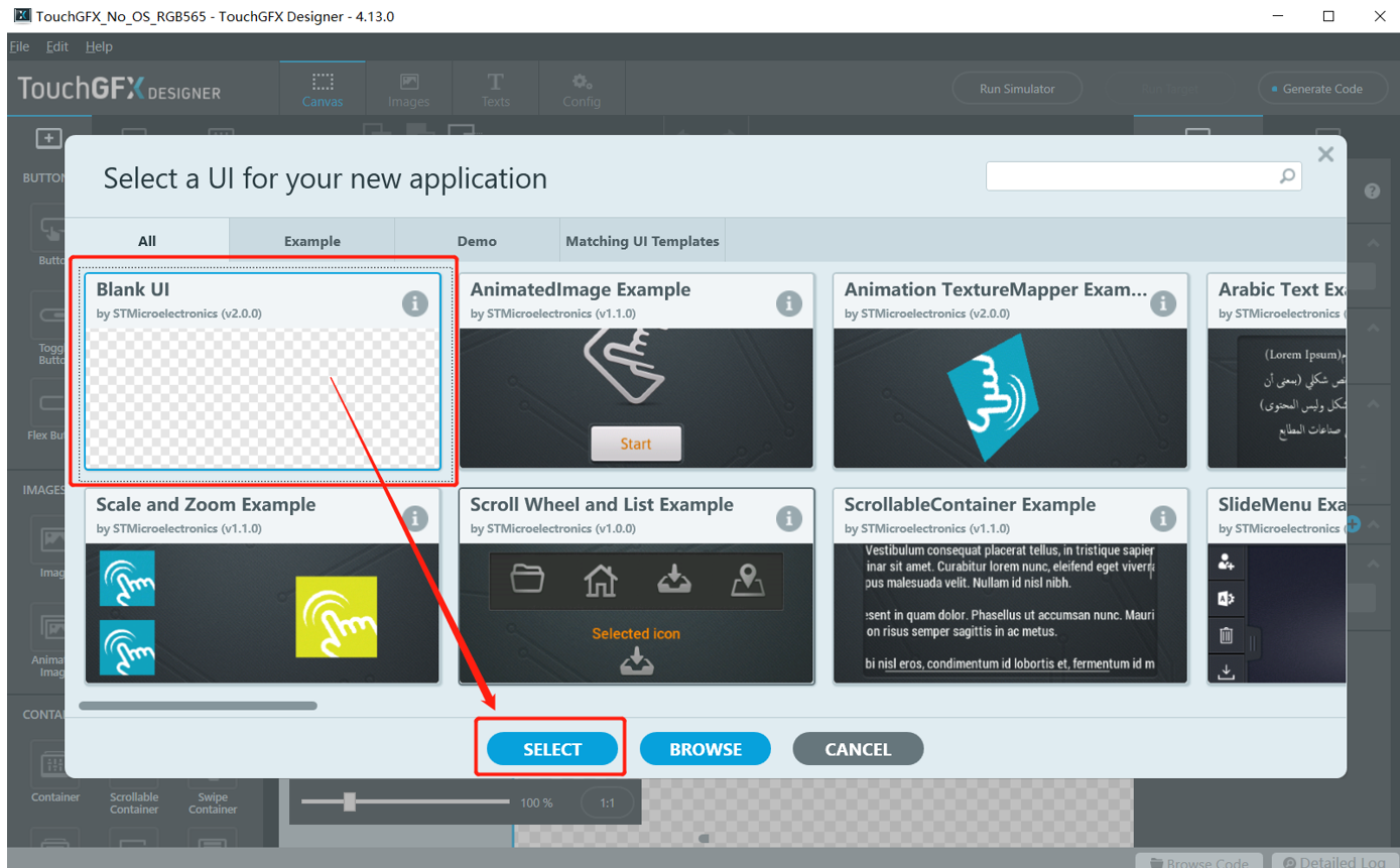 001----手把手教你制作TouchGFX的工程模板_touchgfx运行环境-CSDN博客