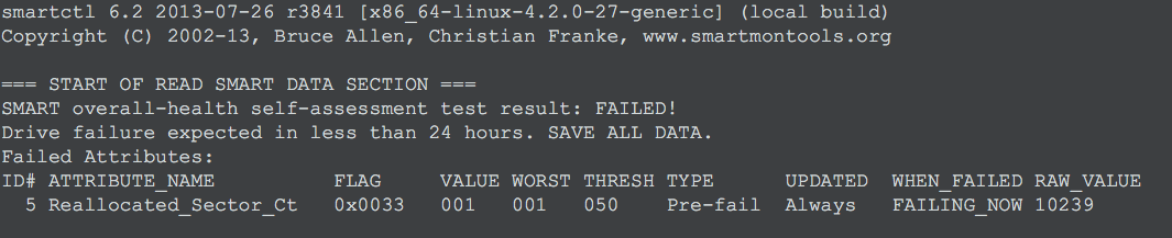smartctl命令_smartctl 184是什么意思-CSDN博客