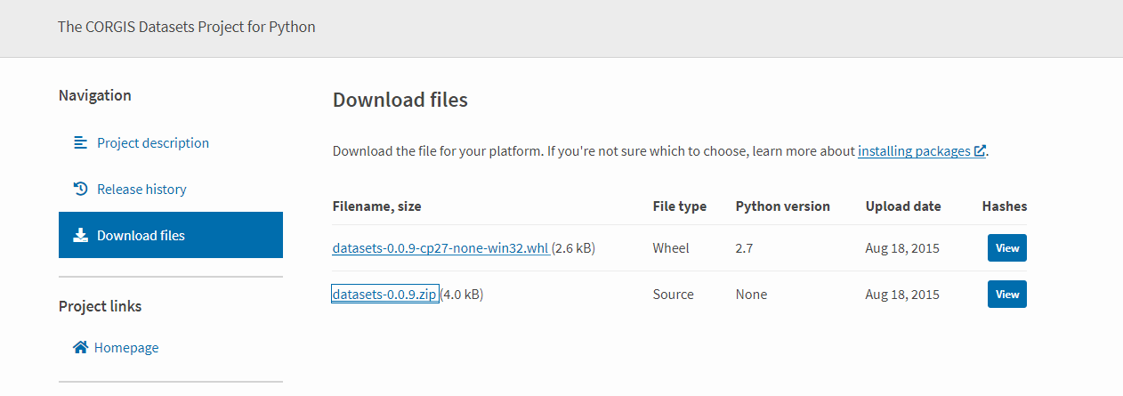 Python之datasets库安装报错的解决方法python Datasets库版本 Csdn博客 4336