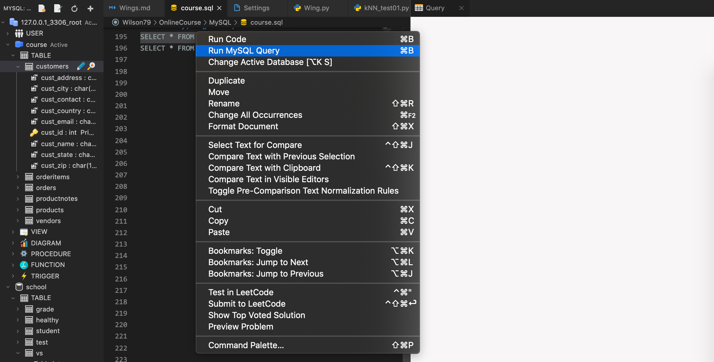 【MySQL可视化】在 Mac 上使用 VScode 链接 MySql 数据库（2020.8.12）_mysql图形界面vscode-CSDN博客