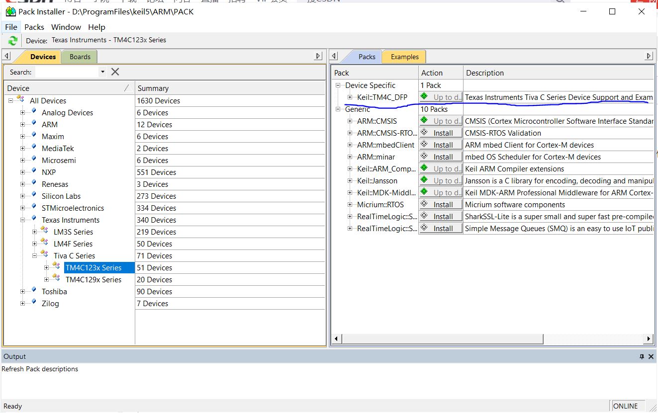 TM4C123G学习笔记（1）——配置Keil开发环境（TM4C123G+Keil）_tm4c123g官方历程-CSDN博客