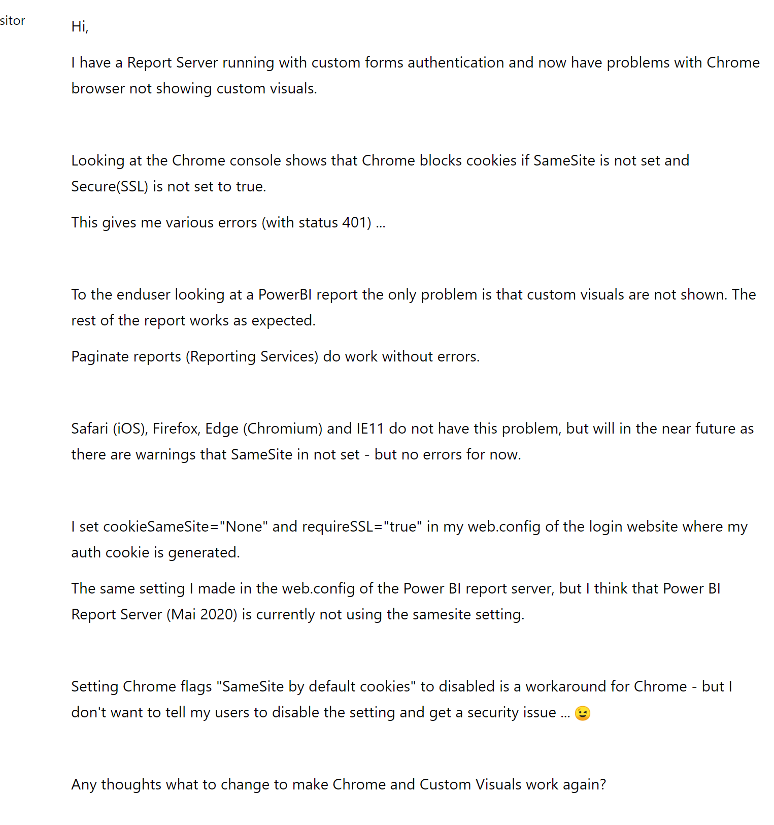 PowerBI Report Server 自定义视图无法显示故障解决_reportserver samesite lax-CSDN博客