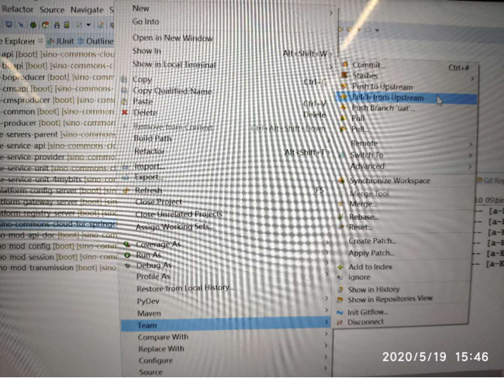 Eclipse 如何切换远程git分支 Eclipse Git 设置远程分支 Csdn博客