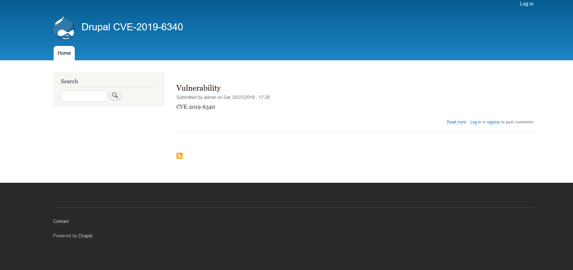 Drupal 8.x 远程执行代码漏洞复现记录_drupal8漏洞执行命令失败-CSDN博客