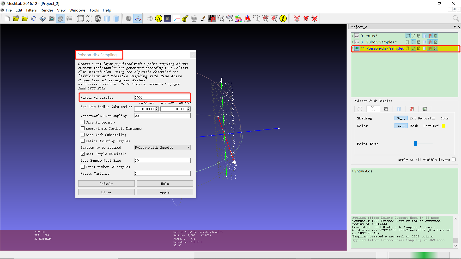 Meshlab常用操作记录_meshlab测量模型尺寸-CSDN博客
