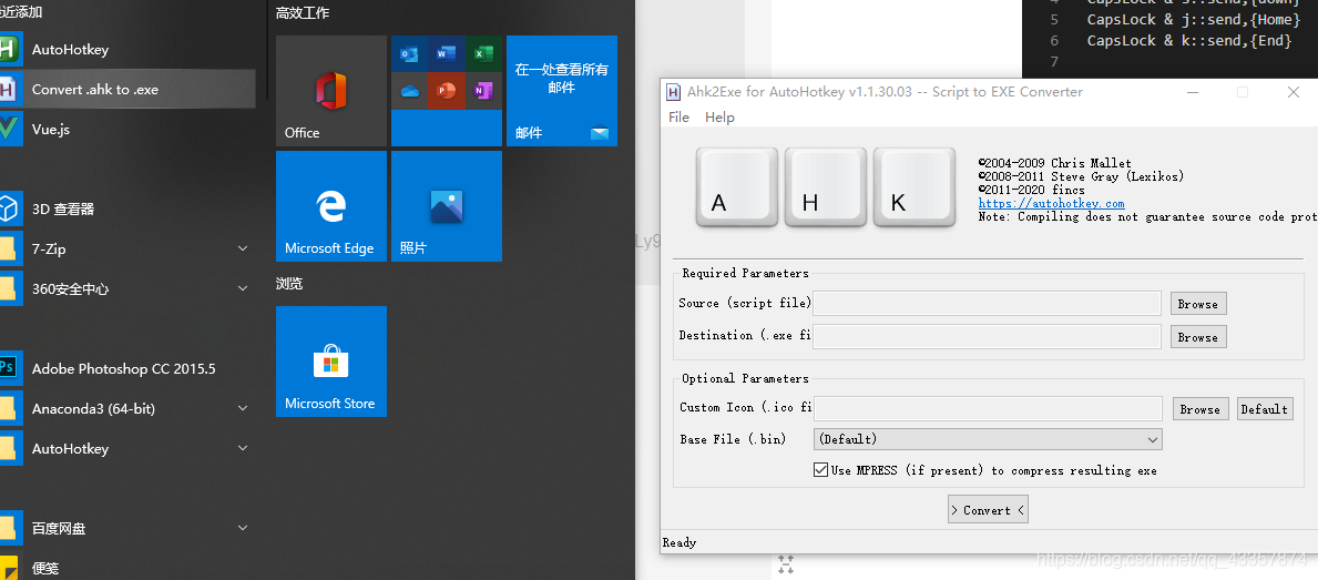 Autohotkey映射方向键和home End键autohotkey 顺序 键 Csdn博客