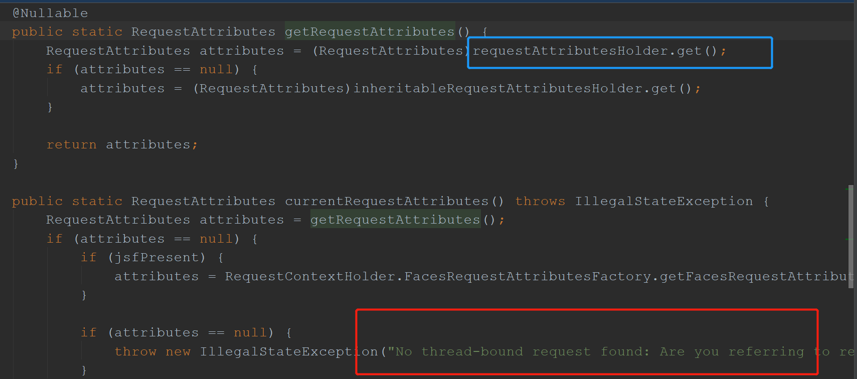 spring 多线程 或者异步 Feign 调用其他微服务 拦截时取不到request的情况_开启多线程获取 servletrequest 请求失败-CSDN博客