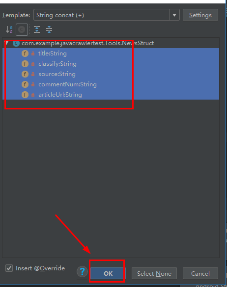 Android Studio 基础 之 一键快速实现一个类的 构造函数、getter、Setter 和 toString() 函数的快捷方式 ...