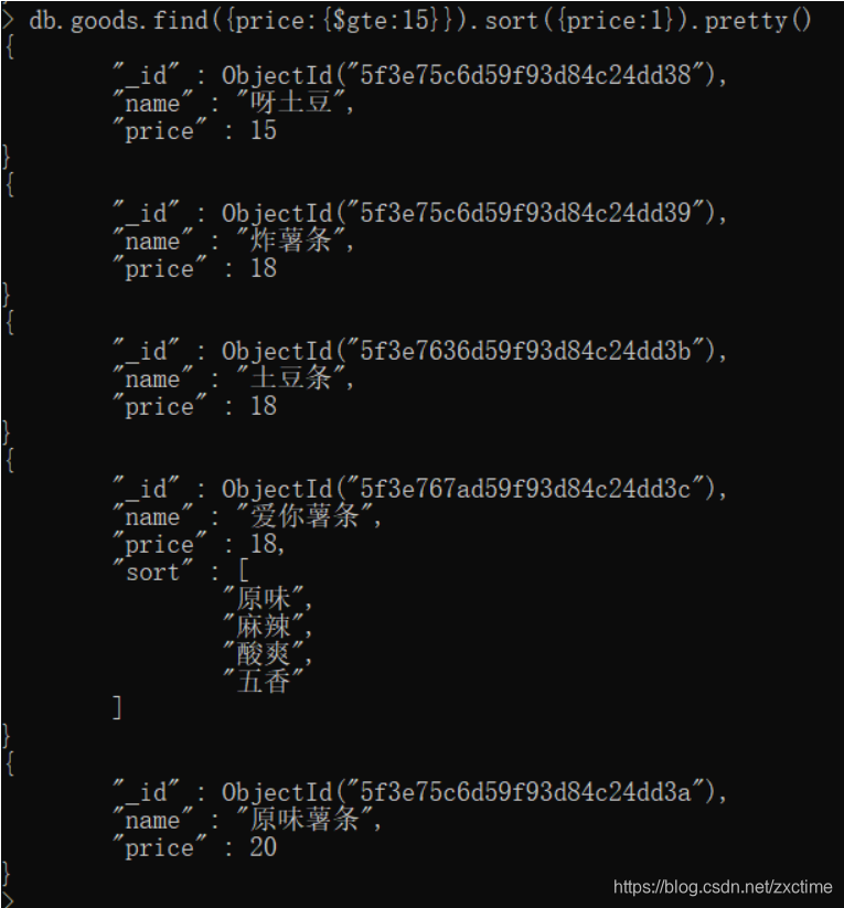 Mongodb常用条件查询(大小、逻辑、正则、数组、排序、数量、跳跃) Mongdb Match 范围 Csdn博客
