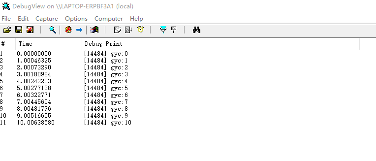 Use of Dbgview debugging tool - Programmer Sought