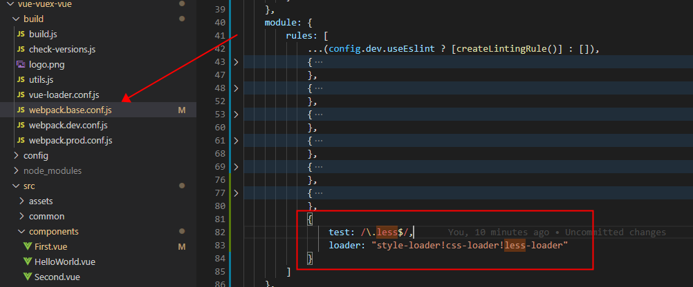 在前端vue项目引入less，使用less，在less引用外部文件，在less中使用变量_less 引入依赖包中less文件-CSDN博客