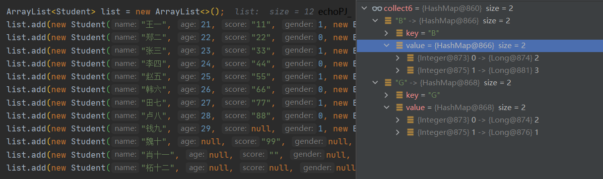 Collectors.groupingBy() 分组、求和、统计、平均、最大（小）值_collectors.groupingby ...