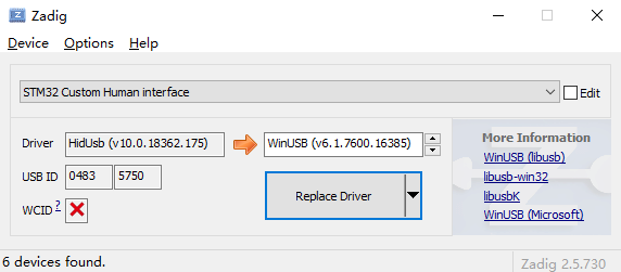 python usb通信测试_python连接usb设备vid0483&pid5750的设备输出日志-CSDN博客