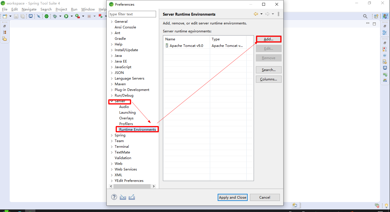 简记：在STS中配置Tomcat和JDK_sts jdk配置-CSDN博客