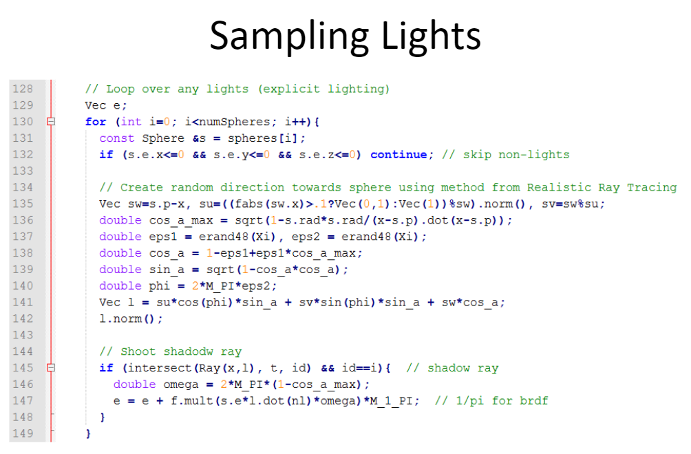 (中文详解篇)smallpt: 99行代码完成全局光照Path Tracing-CSDN博客