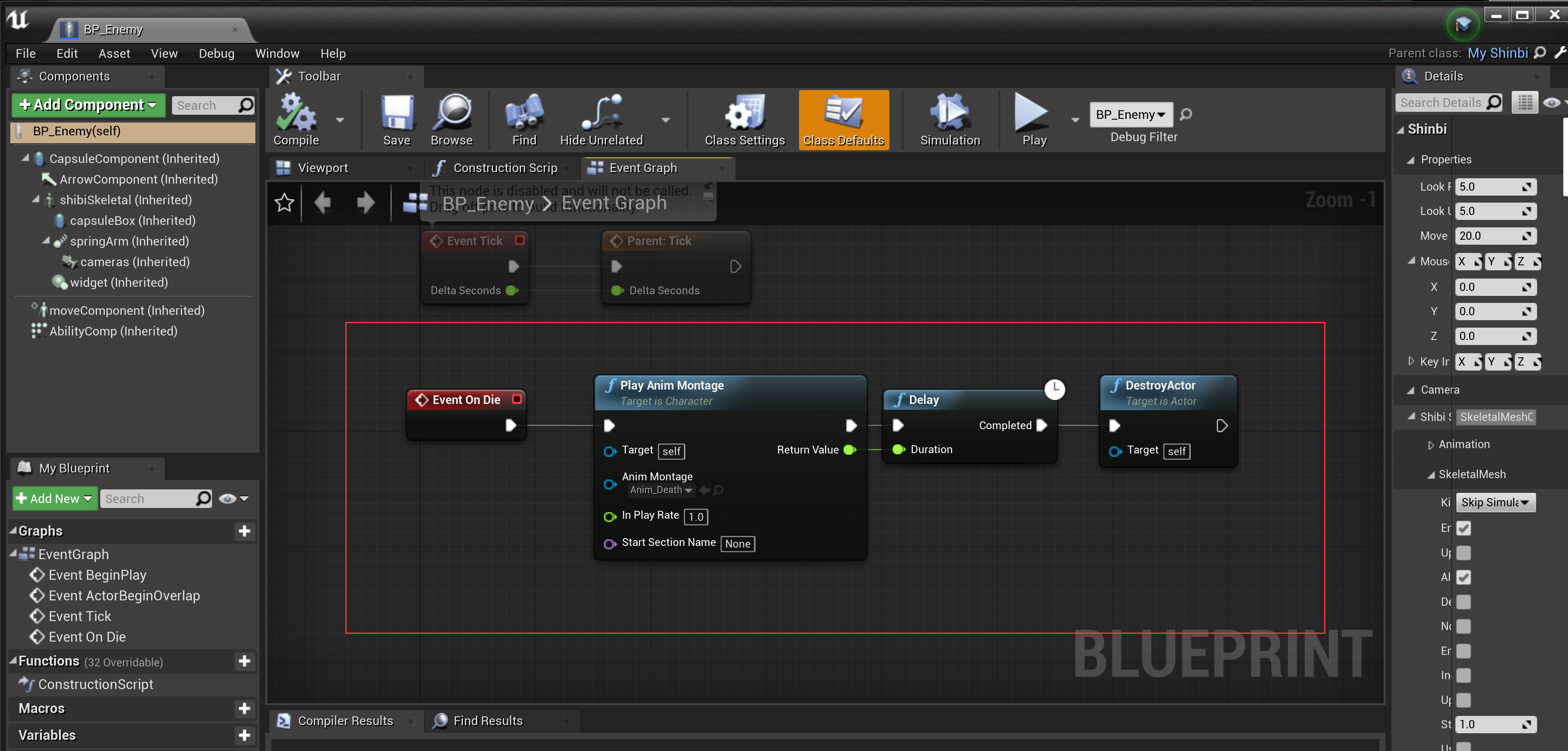 Unreal Engine 4 —— GAS系统学习 （九） 给敌人添加死亡功能_unrealcop私人订制死亡-CSDN博客