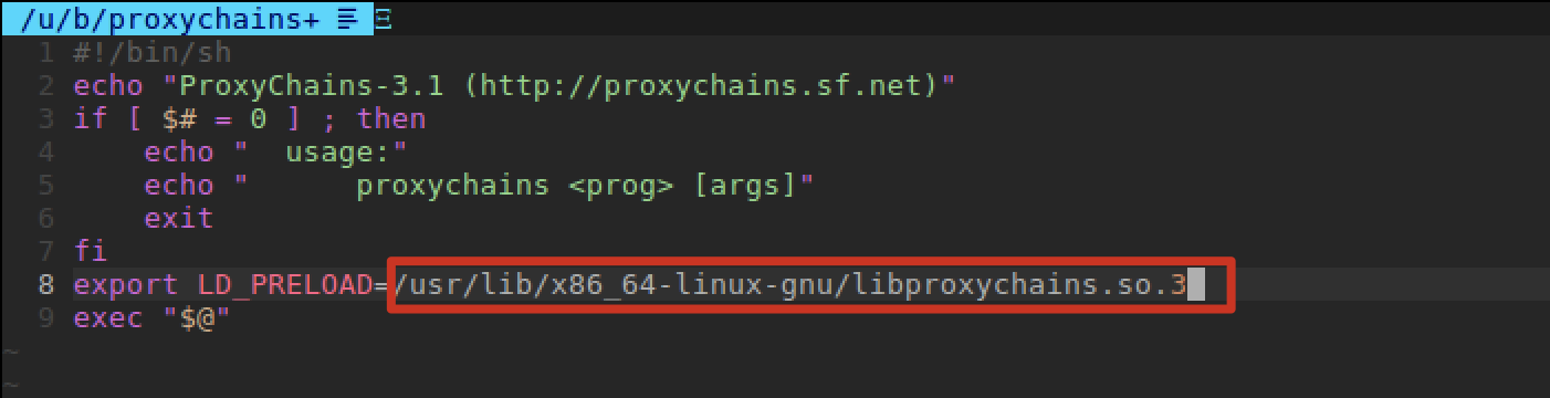 【Error】proxychains 错误： ‘libproxychains.so.3‘ from LD_PRELOAD cannot be preloaded_proxychains ...