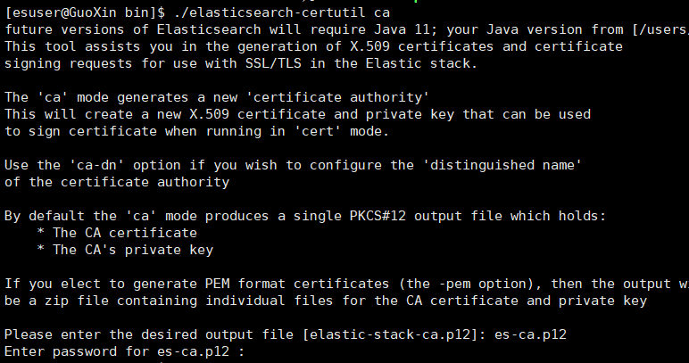 es配置xpack认证，生成ca证书_xpack设置生成的证书期限-CSDN博客