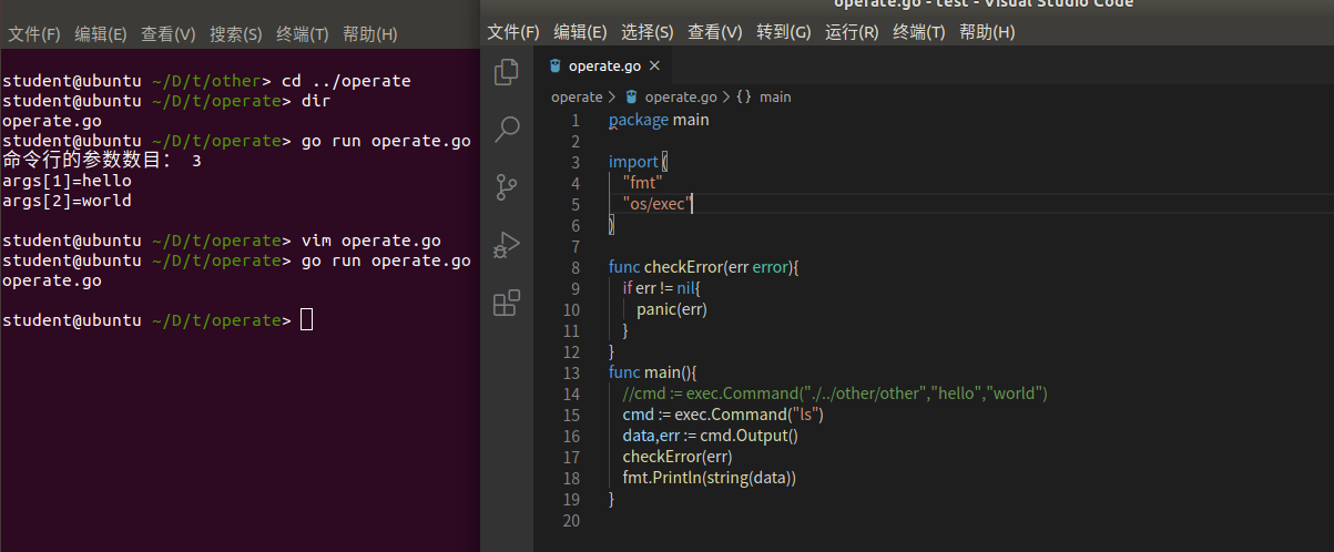 go语言调用另一个可运行的go程序并以命令行传参数_go启动另一个go进程-CSDN博客