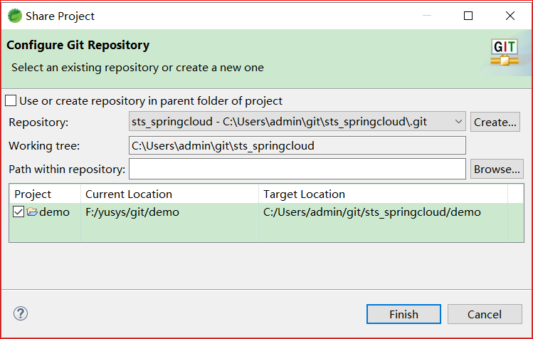 STS使用Git-创建仓库并将新项目推送到仓库_sts git switch-CSDN博客