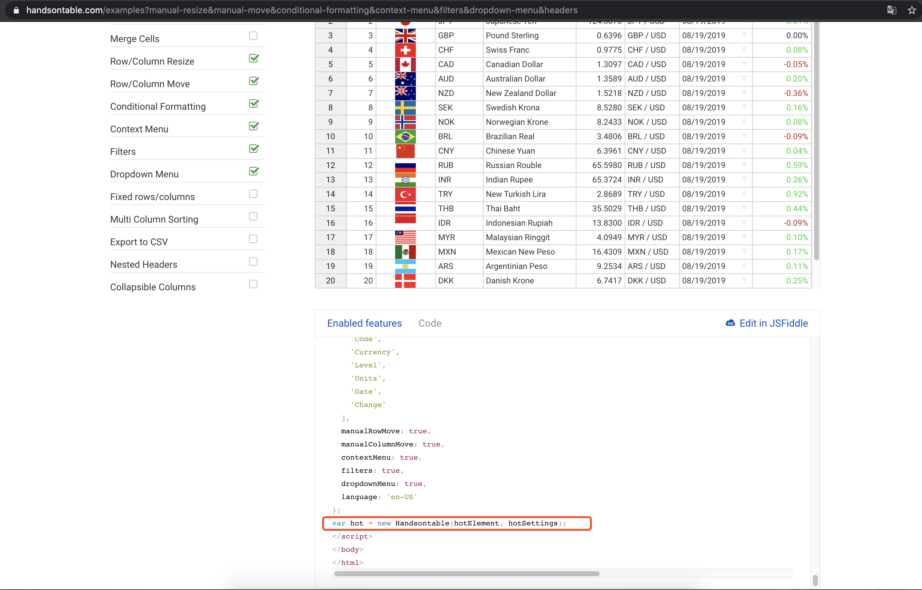 Handsontable 表头的合并、导出、小计合计等设置，内含github实例以及包连接_动态配置 handsontable nestedheaders-CSDN博客