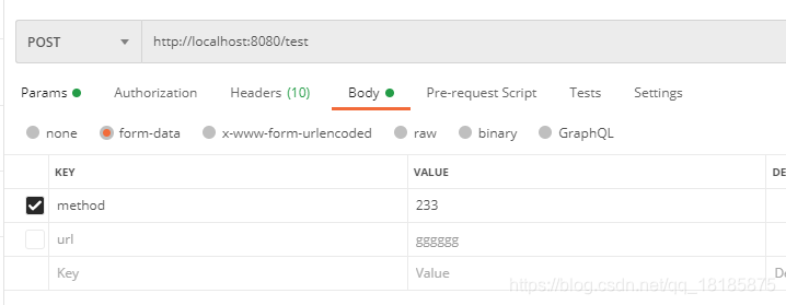记一次使用postman测试中出现unsupported Media Type(content Type ‘multipart )的问题 Unsupported Field Type