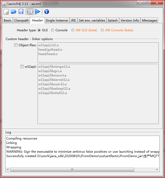 launch4j 工具 jar包转exe_launch4j.jar-CSDN博客