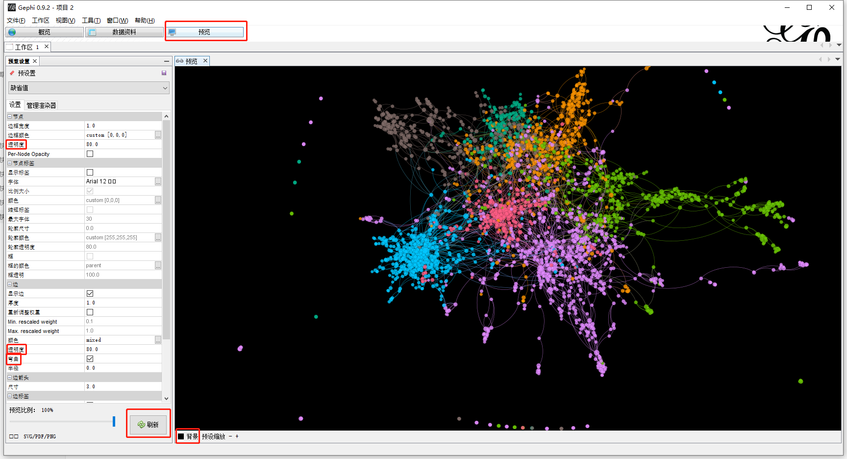 Gephi快速入门(六)：导出图片_gephi导出图片-CSDN博客