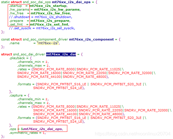 MTK： ALSA声卡驱动之三：component、dai、codec以及platform之间的关系_mtk codec-CSDN博客