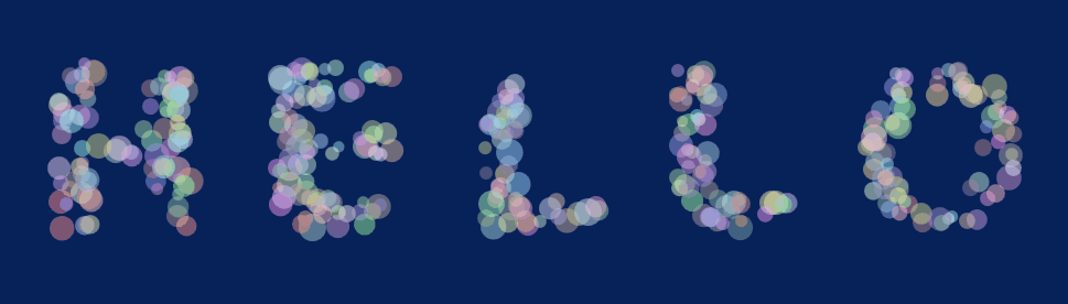 WPF implementation of text particle flashing animation effect - Programmer Sought