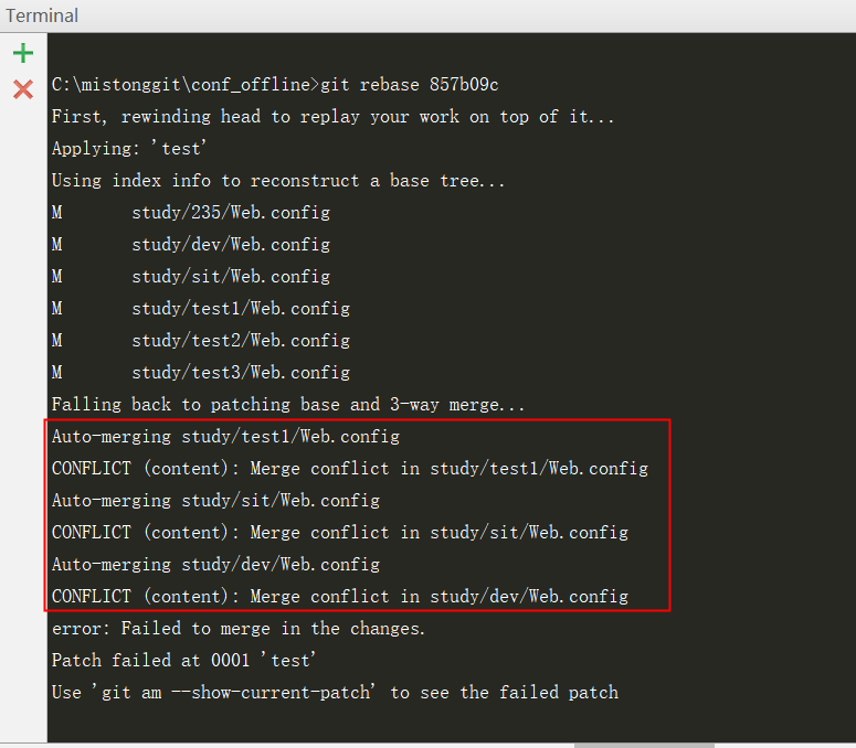 记一次使用pycharm自带的命令行终端进行rebase导致的crlf转换为lf_pycharm crlf-CSDN博客