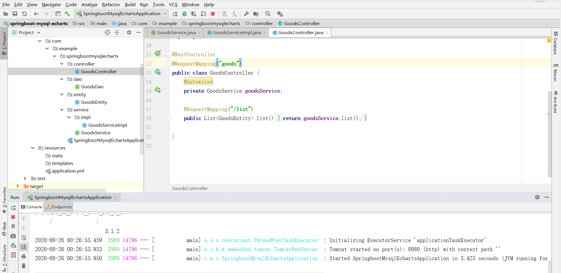 SpringBoot + MySQL + Echarts数据可视化_springboot+echarts+mysql制作数据可视化大屏数据库包-CSDN博客