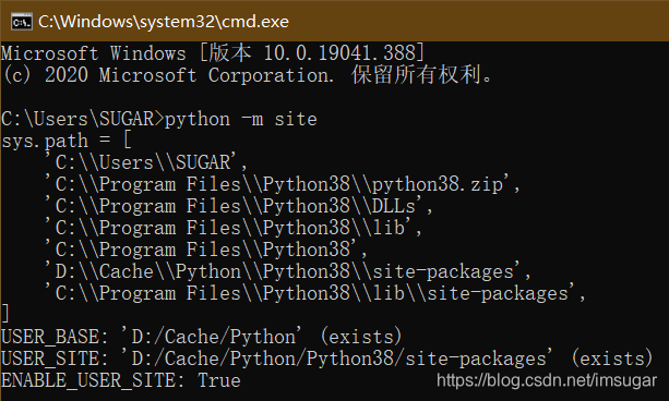 修改pip Install的第三方包默认安装路径 修改site Py位置site Base 仍然无法 Csdn博客