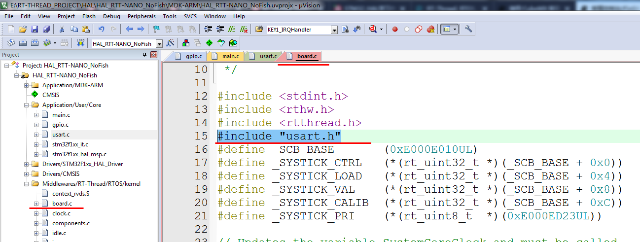 基于 CubeMX 移植 RT-Thread Nano实现rt_kprintf函数串口输出_stm32cubemx配置rtthread日志打印输出口-CSDN博客