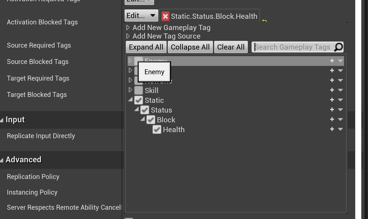 Unreal Engine 4 —— GAS系统学习 （十三） 为主角添加技能阻碍_findfieldchecked-CSDN博客