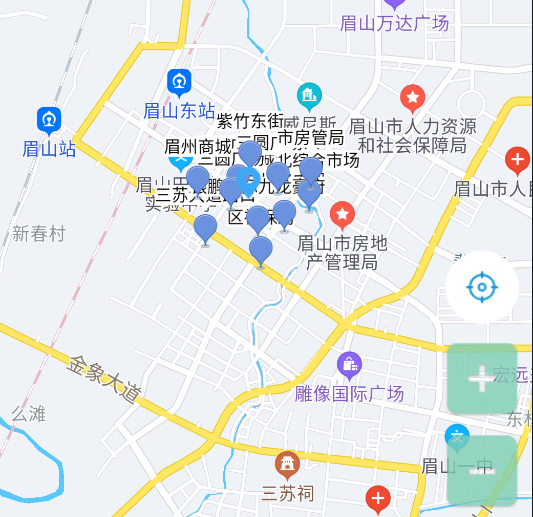 uniapp App端地图实现中心点范围内的markers(标记)_uniapp markers-CSDN博客