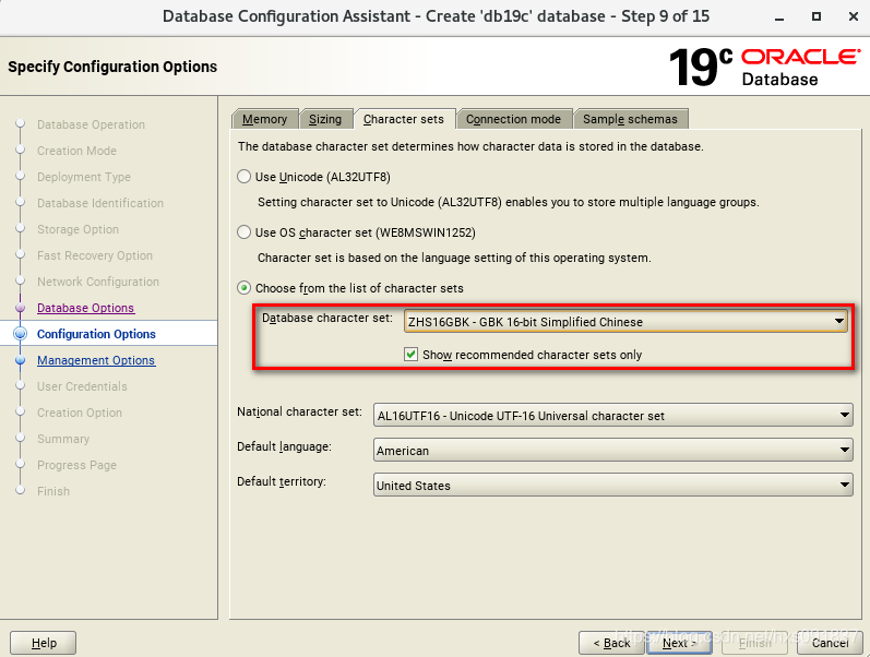 关于在linux上安装oracle19 3后,新建数据库的两个错误 Dbt 05509 Csdn博客