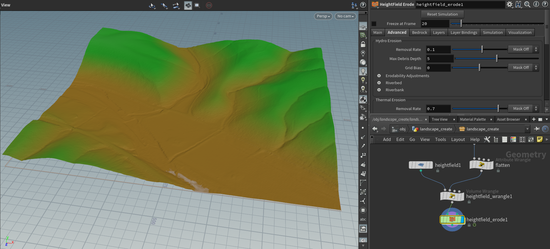 Houdini将点云数据转化为地形并导出到UE4_houdini导出udim-CSDN博客