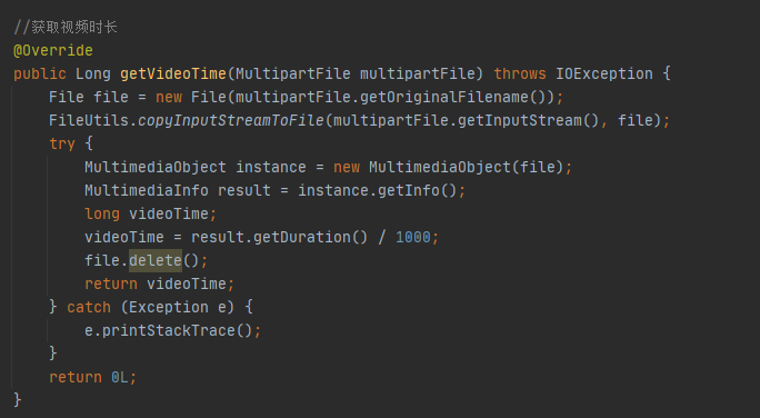 spring boot 对于MultipartFile的视频文件上传（2） 获取时长_springboot获取上传的视频时长-CSDN博客