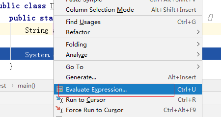 今天刚学的idea的debug打断点，Ctrl+u进入Evaluate Expression界面，调试程序事半功倍！_idea 打断点后 ctrl+u-CSDN博客