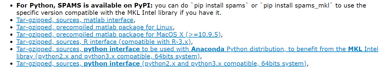 Python环境下spams包安装_spams 包-CSDN博客