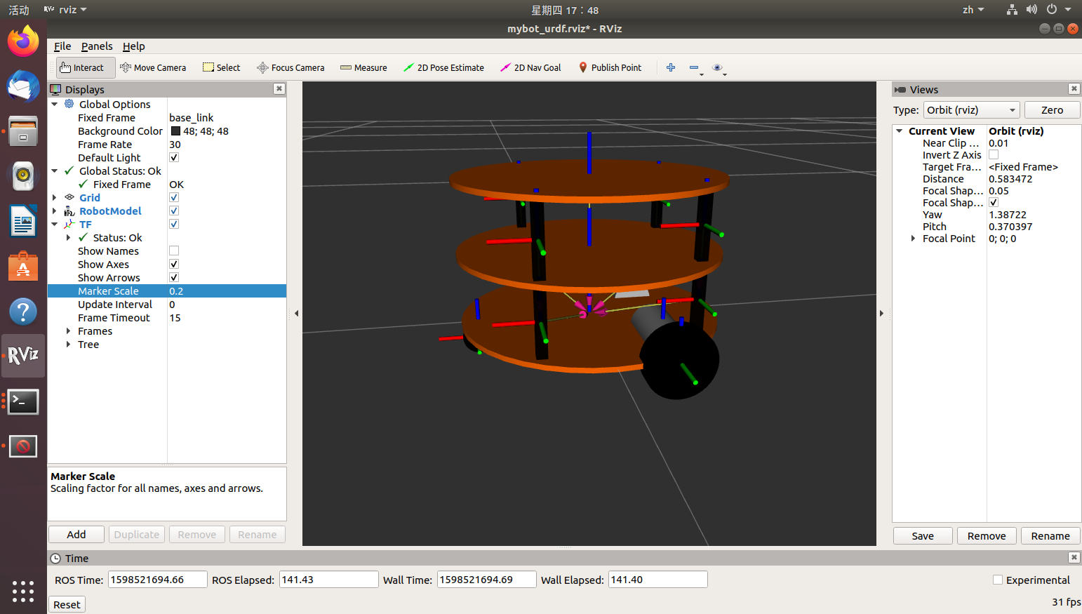 ros创建xacro模型_ros xacro yanse-CSDN博客
