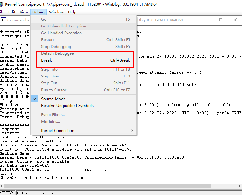 windows 7 + windbg 双机内核调试环境搭建（物理机+虚拟机）_win7双机调试-CSDN博客