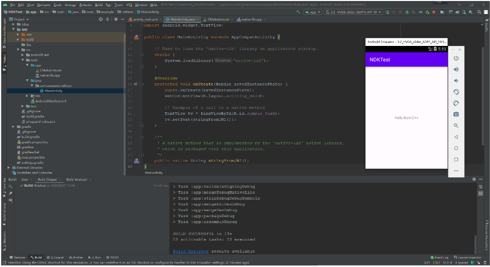 AndroidStudio NDK开发环境配置及示例_android studio 为什么创建的native工程不需要配置ndk-CSDN博客