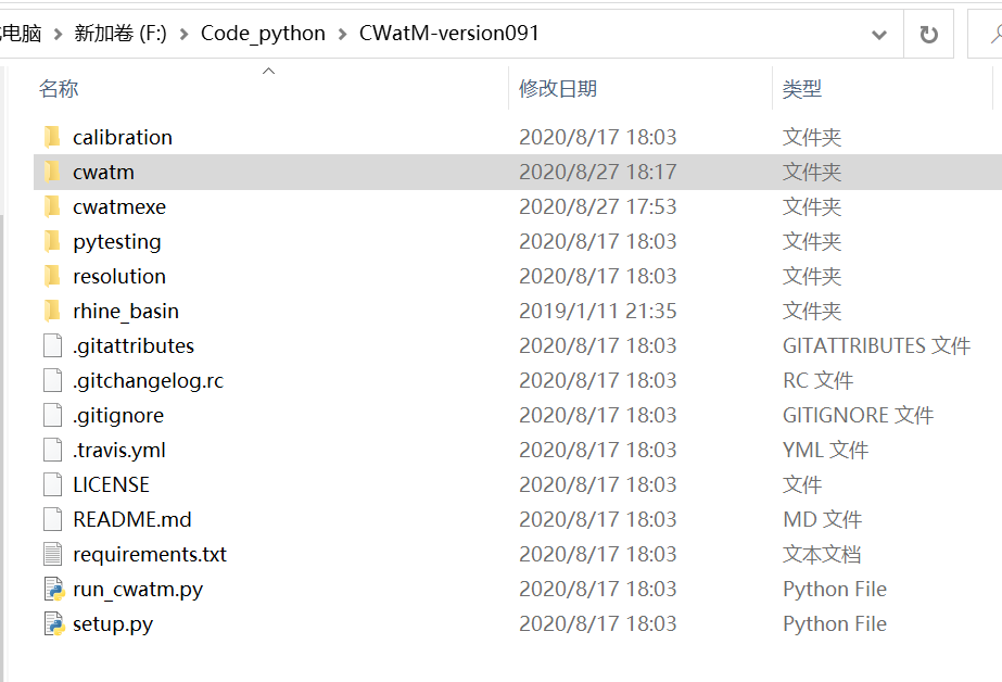 安装下载的python软件包——以Community Water Model (CWatM v1.04)为例-CSDN博客